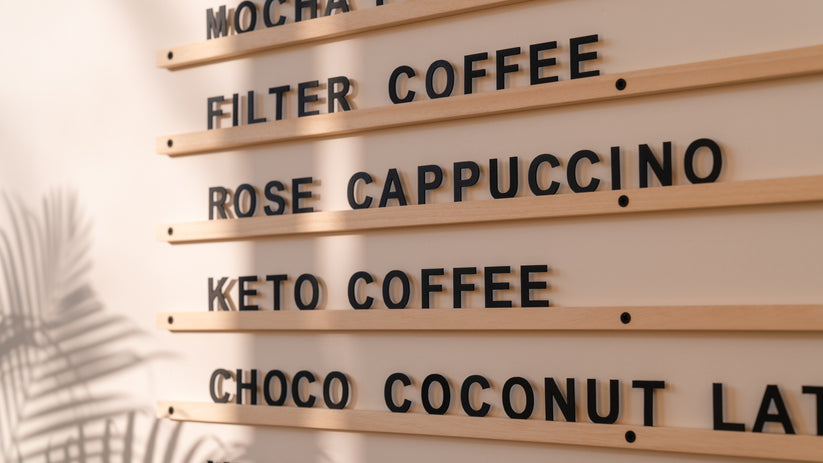 Wall Mounted Menu Board, Cafe Menu Display, Changeable Menu Board ...